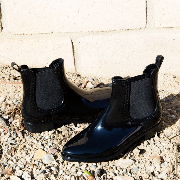 Shoes | New Waterproof Chelsea Rain Boot Ankle Booties | Poshmark